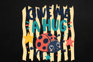 Give Me a Hug Striped Ladybug Preppy PNG Graphic by Sofiamastery ...