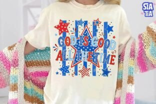 God is Good All the Time Patriotic PNG Graphic by siatia · Creative Fabrica