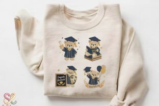 Graduation Teddy Bear Embroidery Design · Creative Fabrica