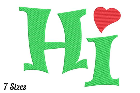 Hi Heart Love · Creative Fabrica