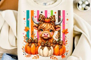 Highland Cow Pumpkin Fall PNG Graphic by NowGiftsBoutique · Creative ...