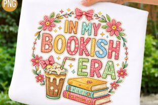 In My Bookish Era Book Stack Floral PNG Graphic by SAVA STORE ...