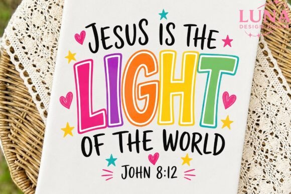 Jesus is the Light Christian PNG Clipart Graphic by LunaDesignHouse ...