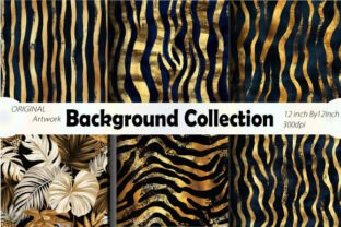 Modern Gold Animal Print Cheetah Pattern Graphic by Sanaulhq9095379 ...
