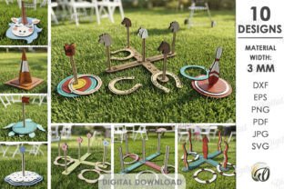 Ring Toss Games Bundle Laser Cut · Creative Fabrica