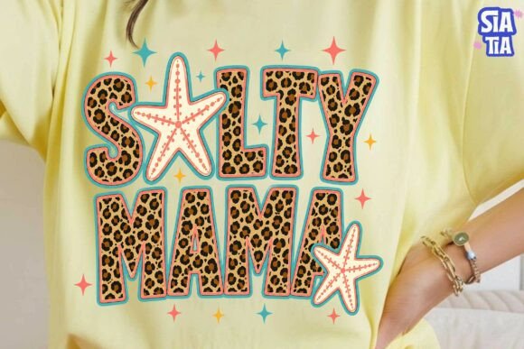 Salty Mama Leopard Starfish PNG Graphic by siatia · Creative Fabrica