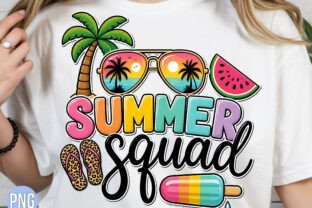Summer Squad Beach Vibe PNG T-Shirt Graphic by MAMA MOO · Creative Fabrica