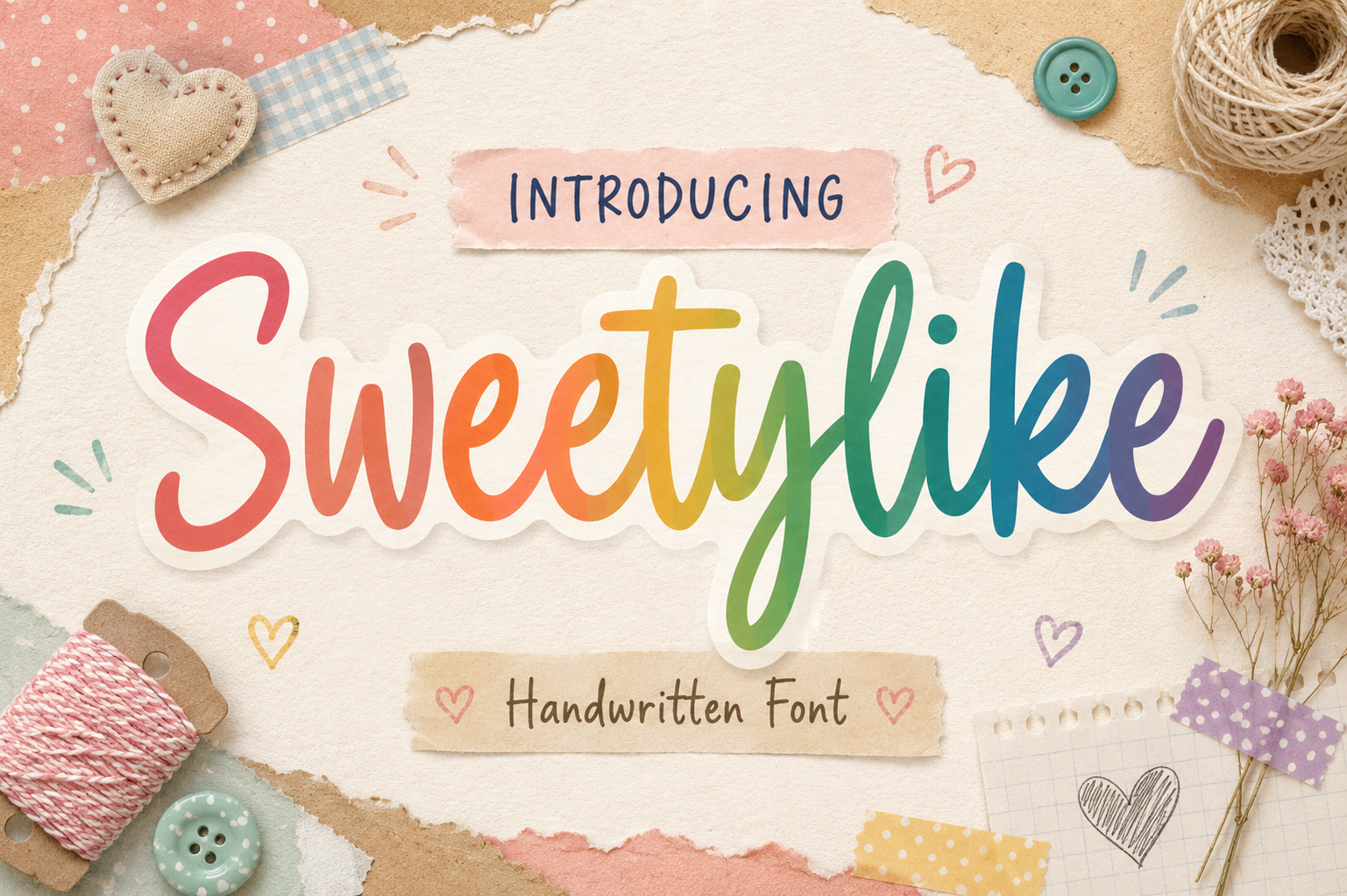 Sweetylike Font by Infontree · Creative Fabrica
