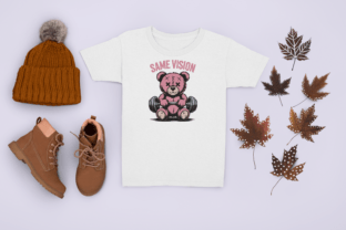 Teddy Bear Gym Embroidery Design · Creative Fabrica