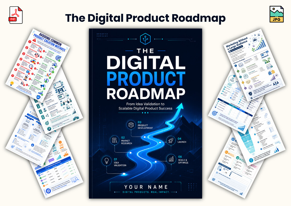 The Digital Product Roadmap Graphic by KDPLab · Creative Fabrica