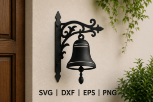 Vintage Wall Bell Laser Cut File · Creative Fabrica