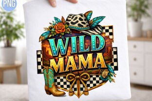 Wild Mama Western Cowboy Boots PNG Shirt Graphic by ProCUT · Creative ...