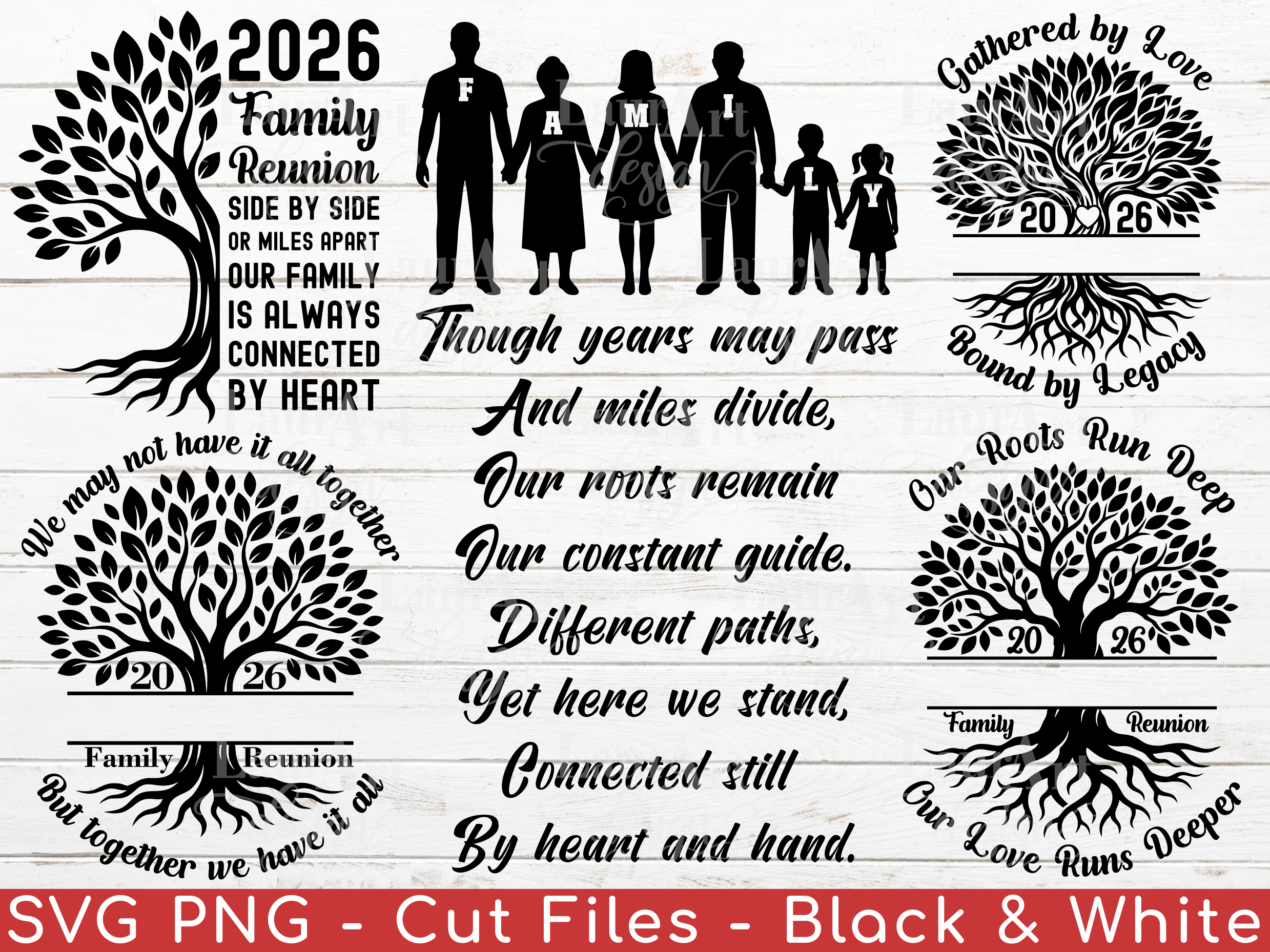 2026 Family Reunion Family Tree Roots Graphic by LauraArtDesign ...