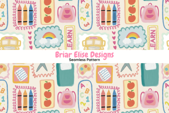 Classroom Teacher Digital Paper | School Graphic by Briar Elise Designs ...