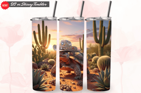 Cute Tortoise 20oz Tumbler Wrap,Tortoise Graphic by Graphics Expert ...