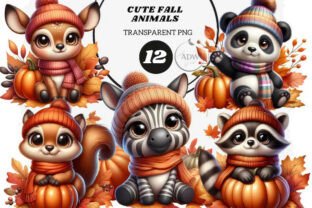 Fall Animals Graphic by AuroraDesignWorks · Creative Fabrica