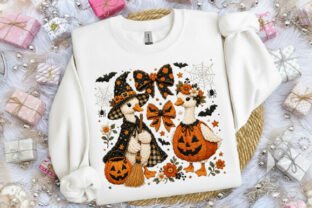Festive Halloween Goose Patchwork PNG Graphic by Vintage Expert ...