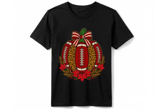 Football Pumpkin Fall Game Day T-Shirt Graphic by TeesDesign · Creative ...