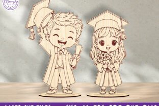 Graduation Kids Laser Cut SVG Bundle · Creative Fabrica