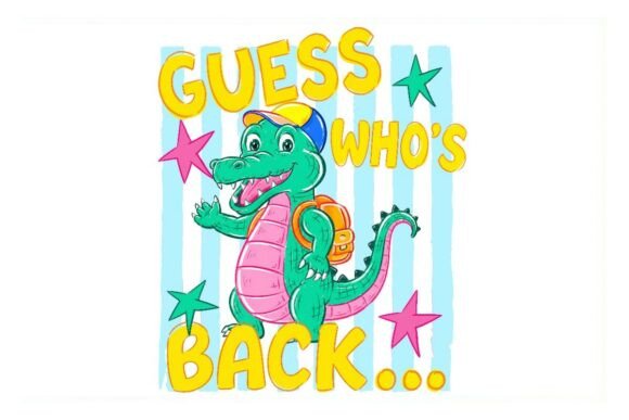 Guess Who's Back Dinosaur PNG Design Graphic by BOO.design · Creative ...