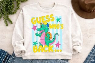 Guess Who's Back Dinosaur PNG Design Graphic by BOO.design · Creative ...