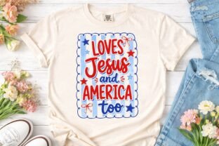Loves Jesus and America Too PNG Clipart Graphic by Dreamtidestudio ...