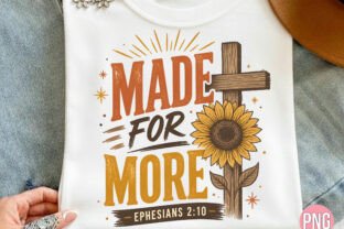 Made for More Sunflower PNG Shirt Graphic by Crafty Bee · Creative Fabrica