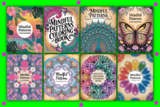 Mindful Patterns Coloring Pages Graphic by BOSS DESIGN · Creative Fabrica