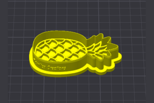Pineapple Cookie Cutter · Creative Fabrica