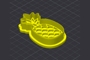 Pineapple Cookie Cutter · Creative Fabrica