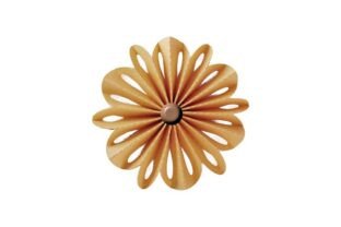 Pleated Accordion 3D Flower Paper Decor · Creative Fabrica