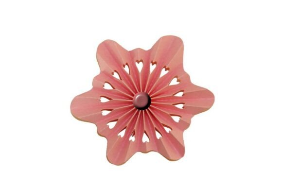Pleated Accordion 3D Flower Paper Decor · Creative Fabrica