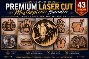 Premium Laser Cut Masterpiece Bundle · Creative Fabrica