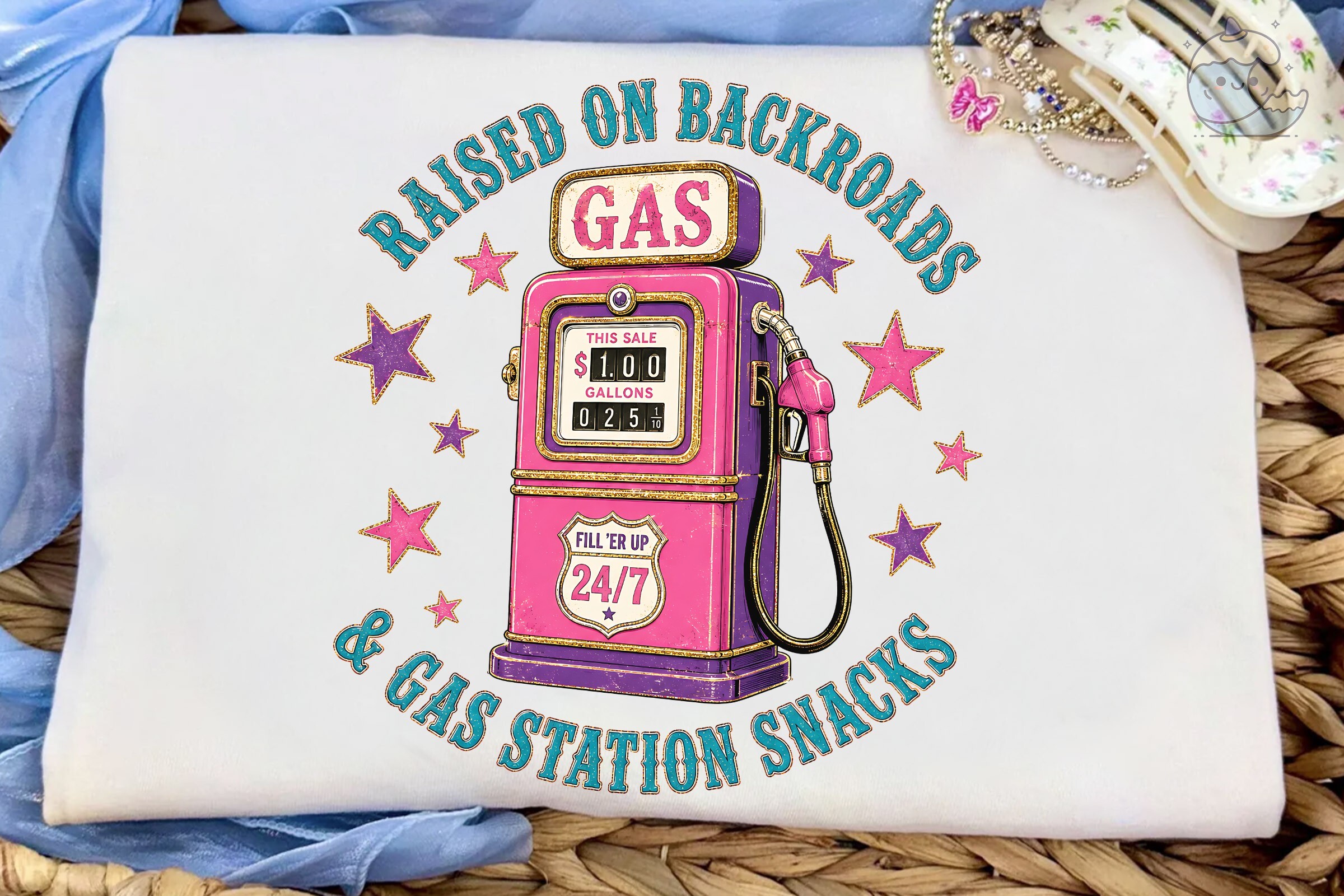 Retro Gas Pump Backroads PNG Sublimation Graphic by Dreamtidestudio ...