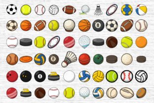 SVG Sports Balls Vector and Transpare Graphic by shahtech50 · Creative ...