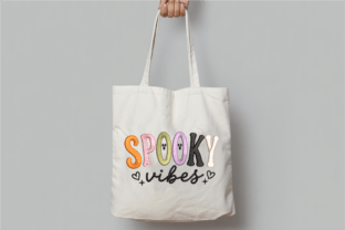 Spooky Vibes Halloween Embroidery File · Creative Fabrica