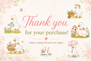 Spring Goose Clipart PNG Bundle Graphic by Hassas Arts · Creative Fabrica