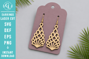 Summer Earrings Laser Cut SVG · Creative Fabrica