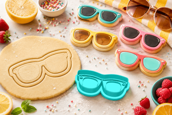 Sunglasses Cookie Cutter · Creative Fabrica