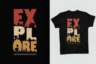 T SHIRT DESIGN - EXPLORE ADVENTURE Graphic by mattaridwan · Creative ...