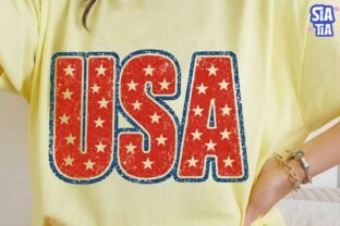 USA Patriotic Stars Distressed PNG Graphic by siatia · Creative Fabrica