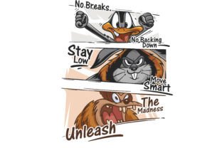Vintage Cartoon Animal T-Shirt Design Graphic by ismaelhossain ...