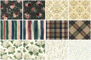 Vintage Floral Cottagecore Digital Paper Graphic by sagorarts ...