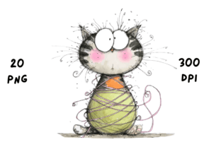 Whimsical Clumsy Animals Clipart Set Graphic by giraffecreativestudio ...
