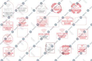 Wi-Fi Password Signs Mega Bundle SVG · Creative Fabrica
