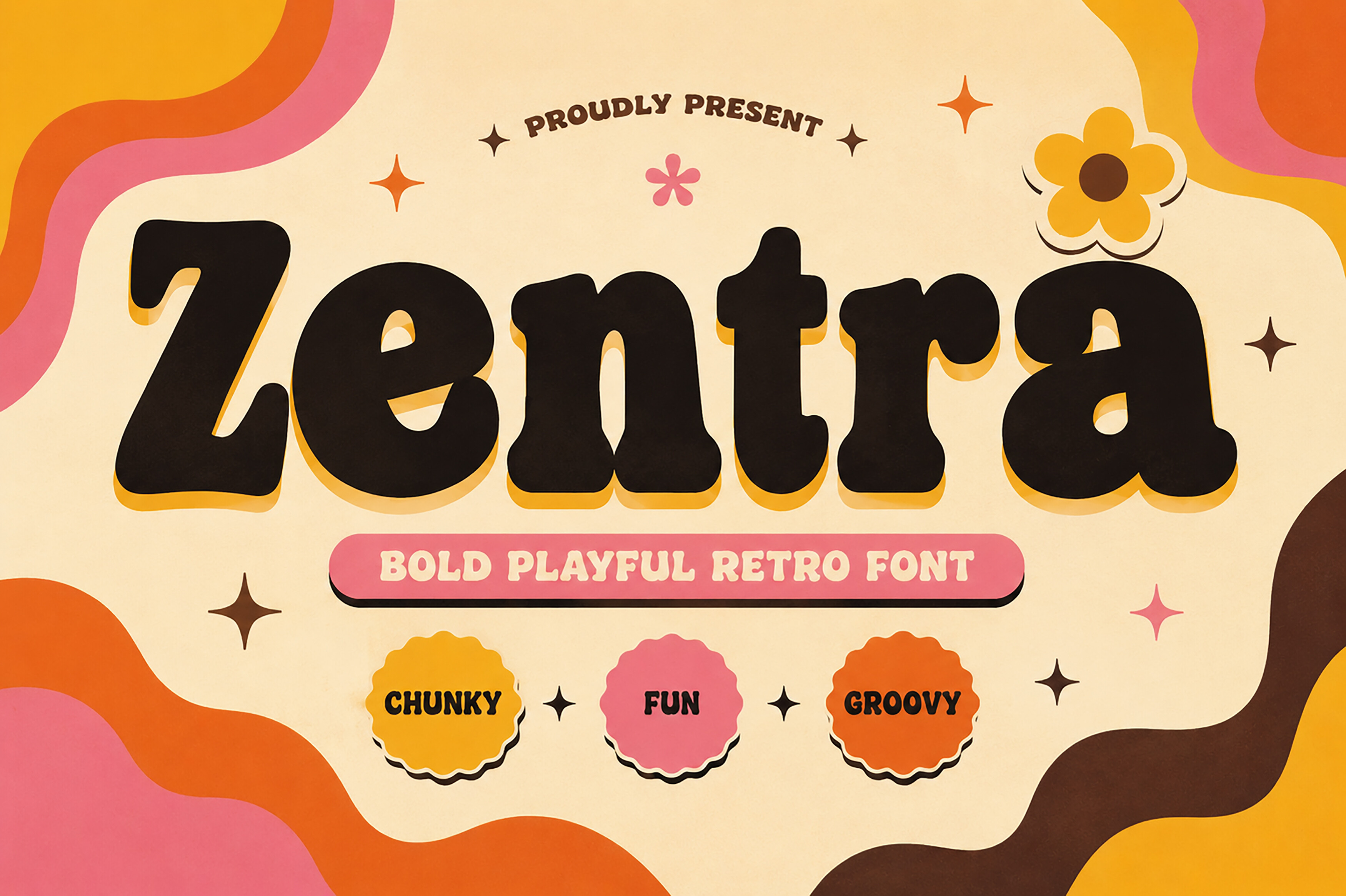 Zentra Font by Bundle · Creative Fabrica