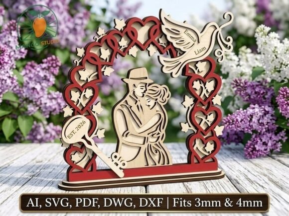 27,041 Wedding Svg Designs & Graphics