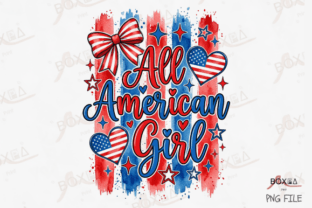 All American Girl Coquette Bow 4th PNG Graphic by BoxpaPrint · Creative ...