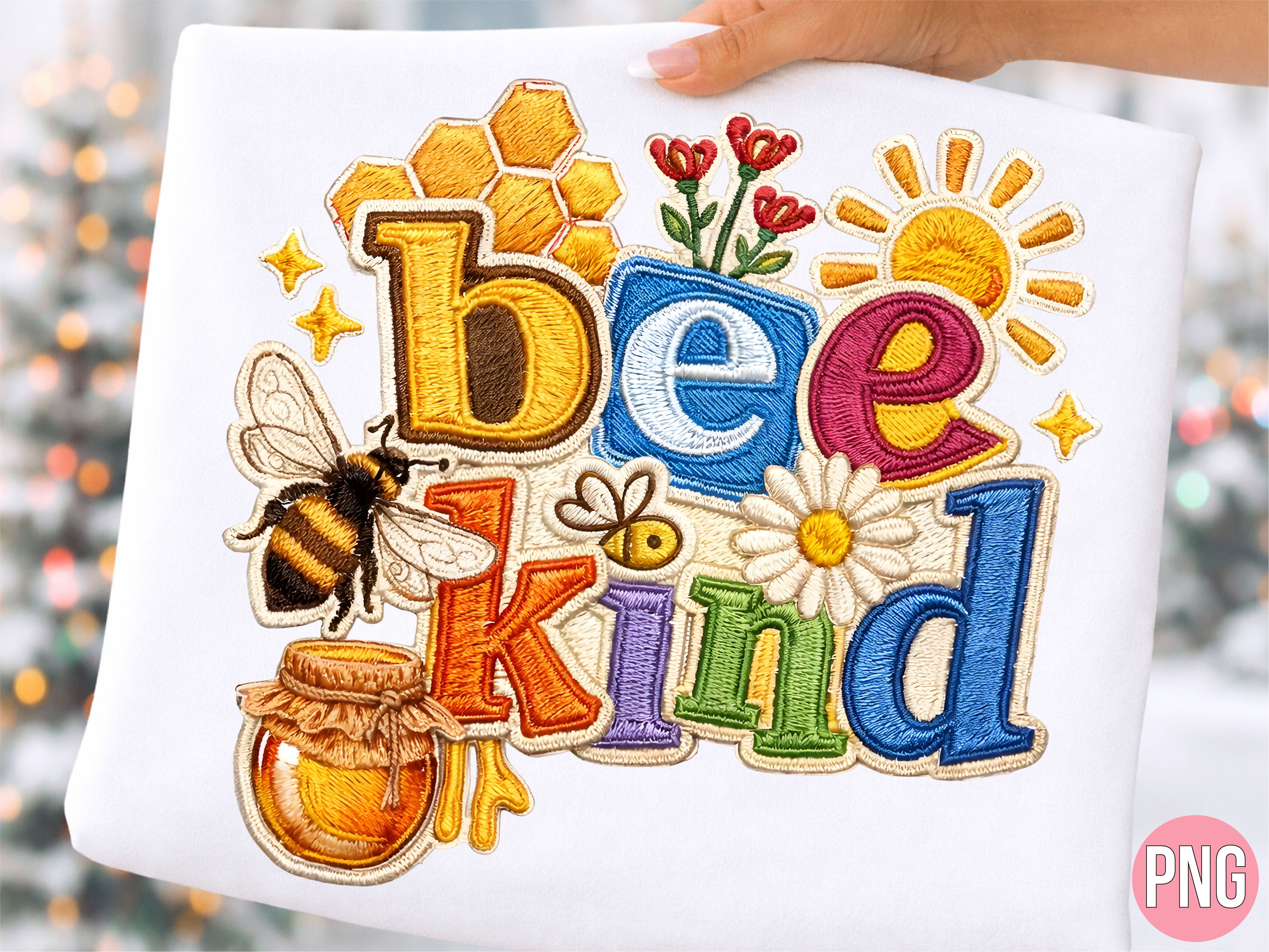 Bee Kind Honey Bee Retro Teacher PNG Graphic by LAZY Creator · Creative ...
