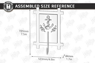Coastal Wall Hooks Rack Laser Cut Bundle · Creative Fabrica